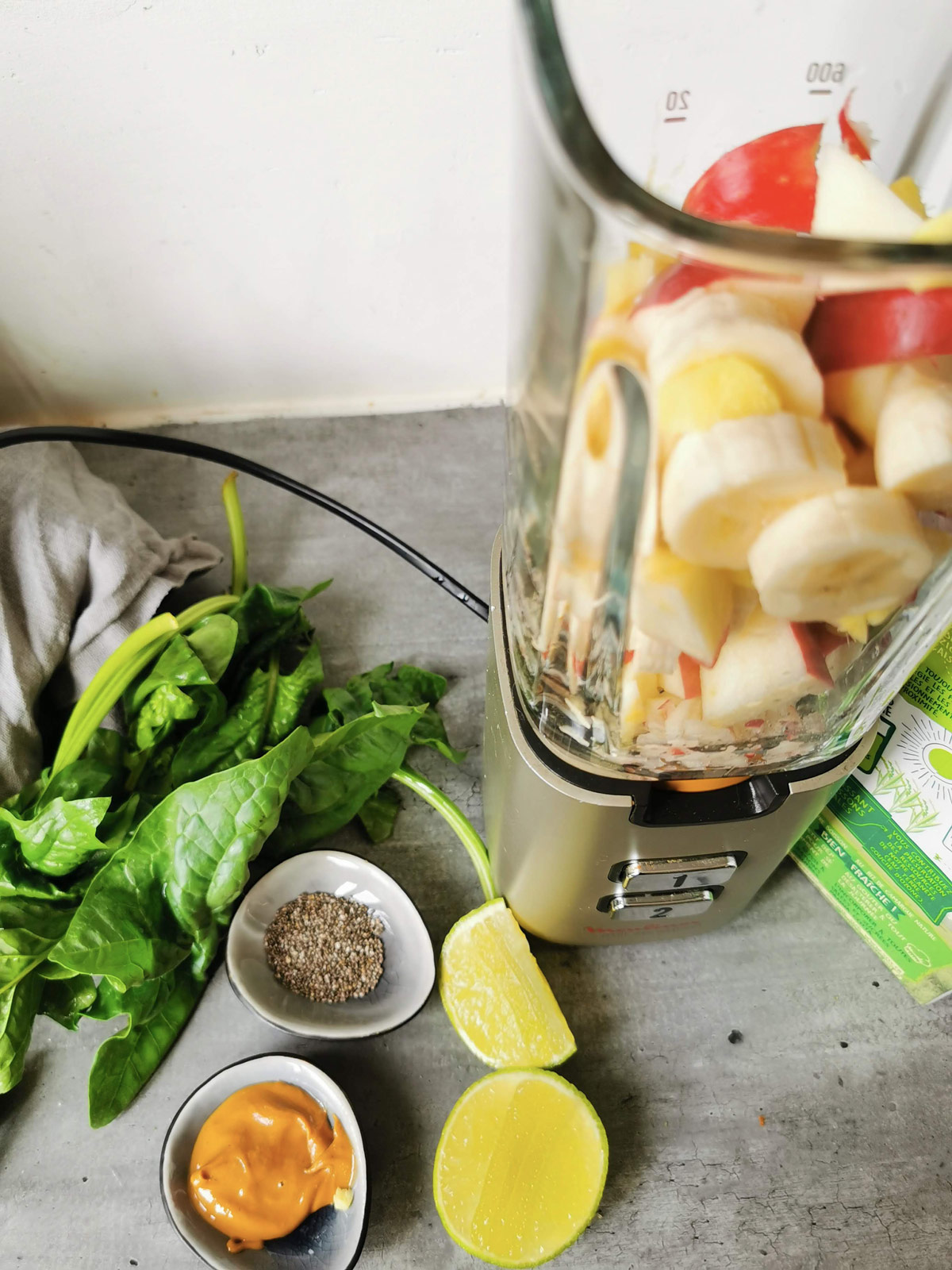 Recette de Smoothie vert - Smoothie Après Sport, Repas léger et digeste.