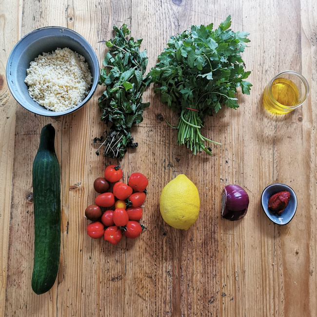 Recette Taboulé Libanais - Manger Sain & Gourmand - Prep 15min Chrono